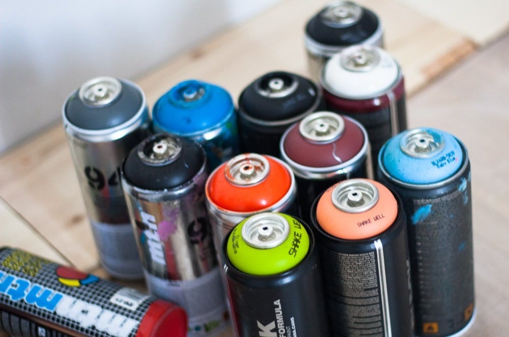 Tinta spray para graffiti - tipos e técnicas de aplicação